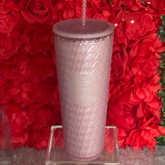 Starbucks | Accessories | Nwtstarbucks Spring 224 Pink Chain Link Soft ...